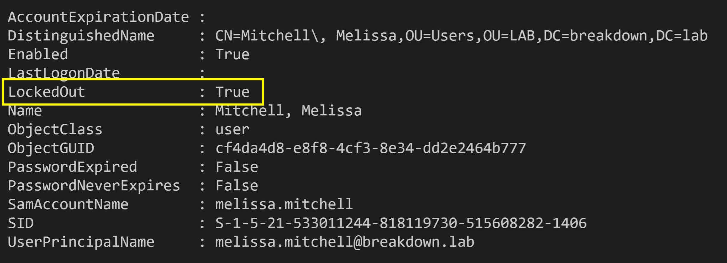 Unlock Locked Out Active Directory Accounts